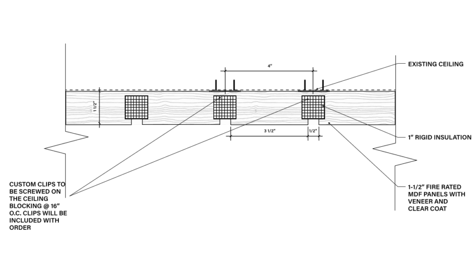 CLT Ceiling Solution - Sound Fabrication